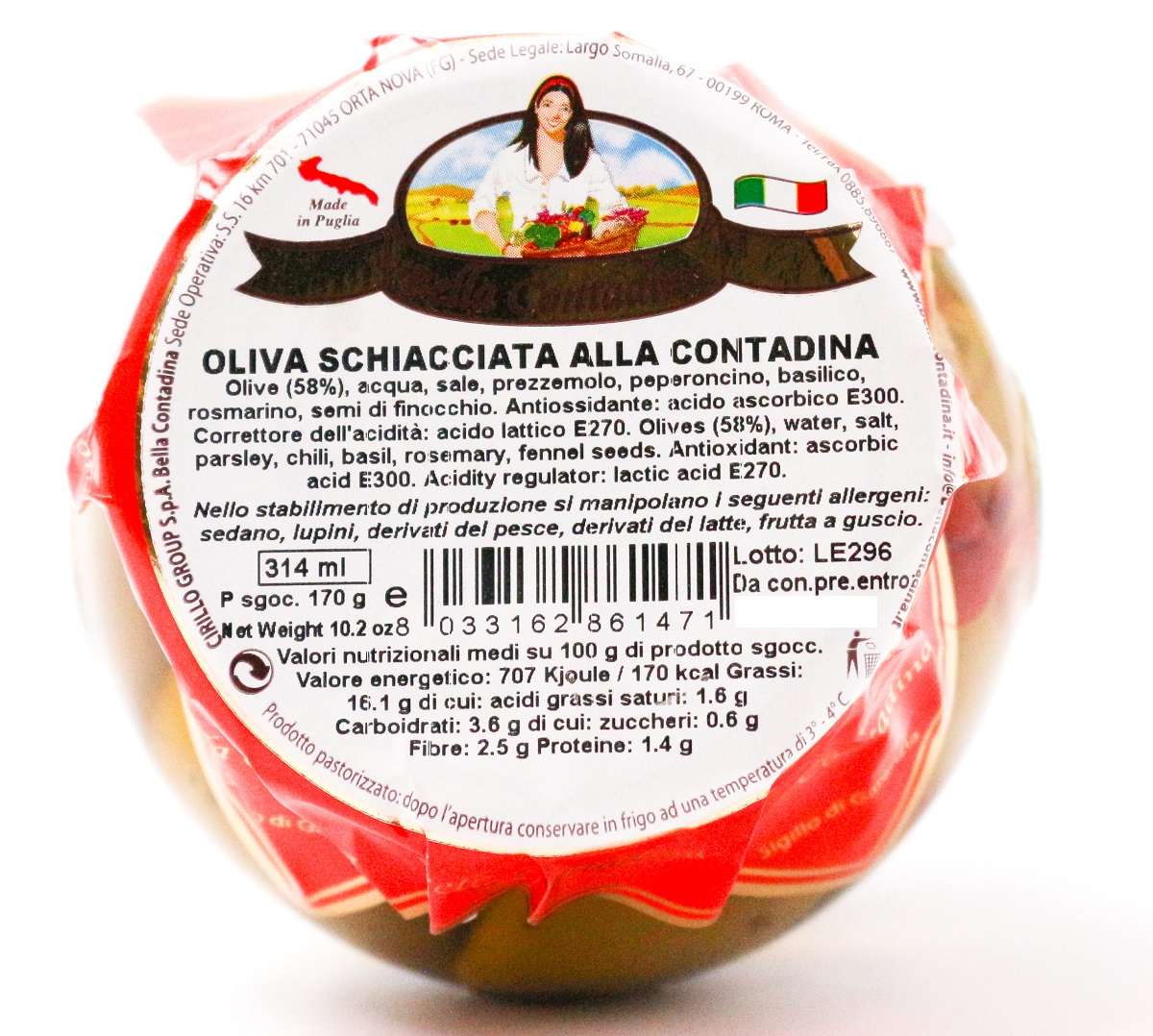 Bella Contadina Oliva Schiacciata alla Contadina | Espresso Cirillo ...